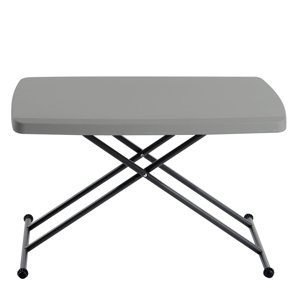 Iceberg Enterprises IndestrucTableTOO 30" Plastic Rectangular Adjustable Folding Table & Reviews ...